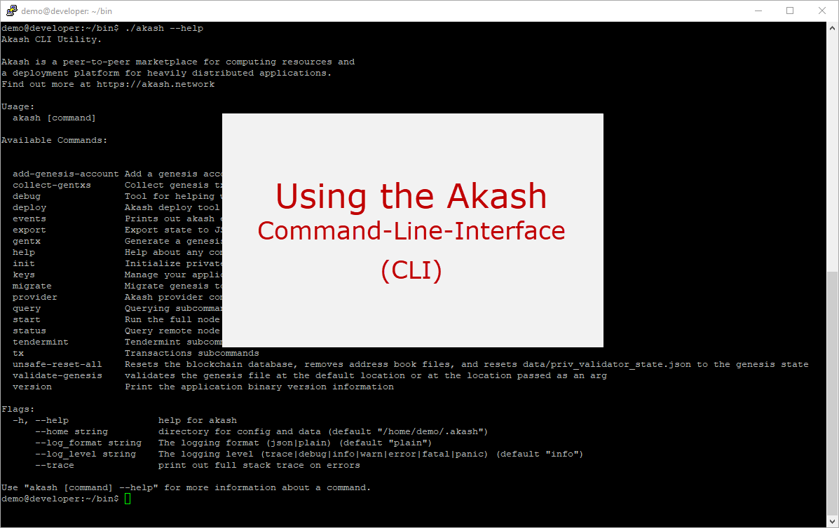 How to Stake Akash ($AKT) via the Akash Command-Line-Interface (CLI) | ValidatorNode